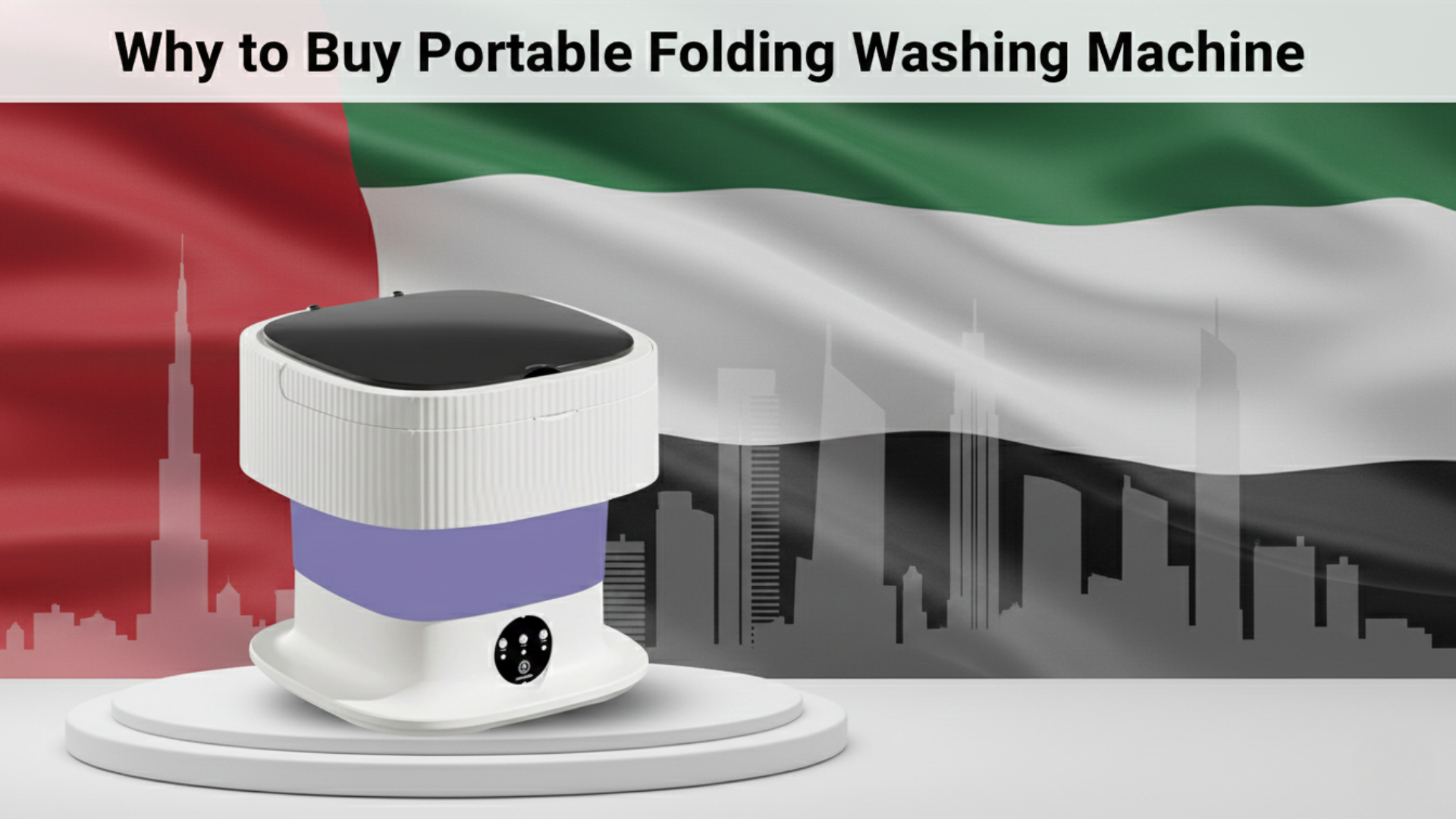 Why Buy a Portable Folding Washing Machine: UAE Apartment & Travel Must ...