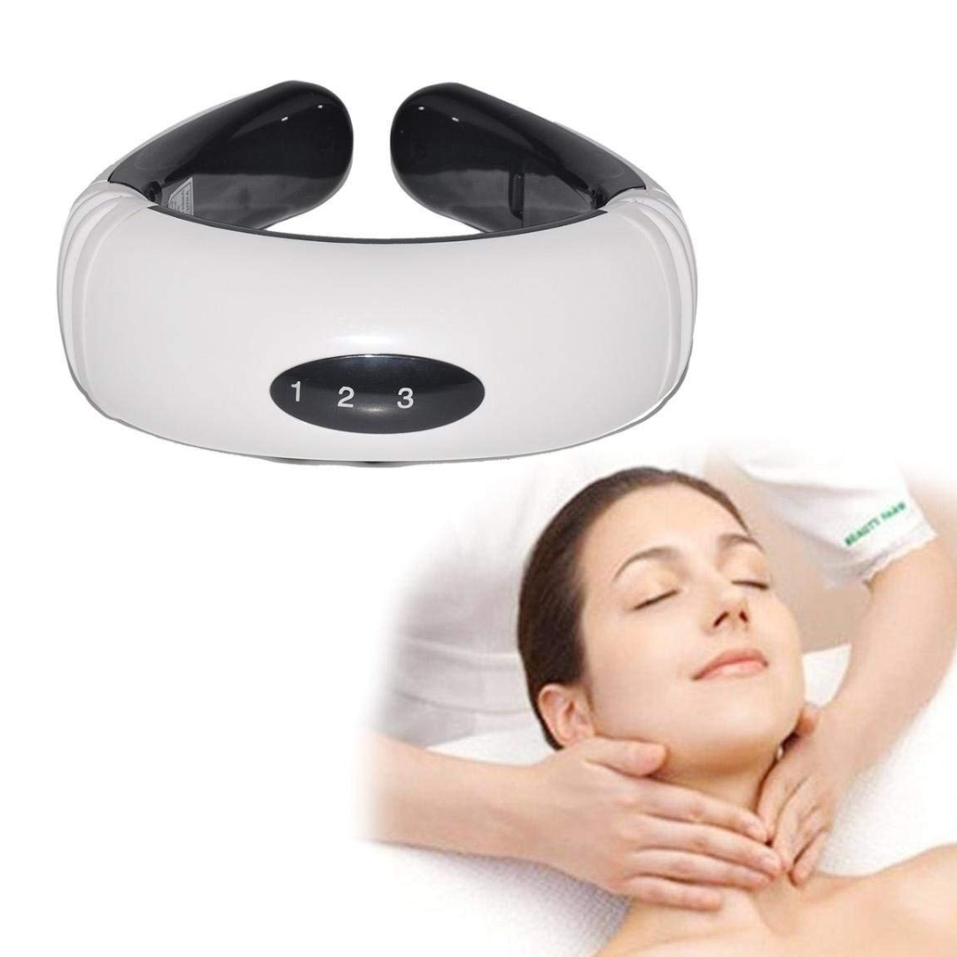 Intelligent Neck Massager with Electrode Pads | Pain Relief – UaeClicks.com